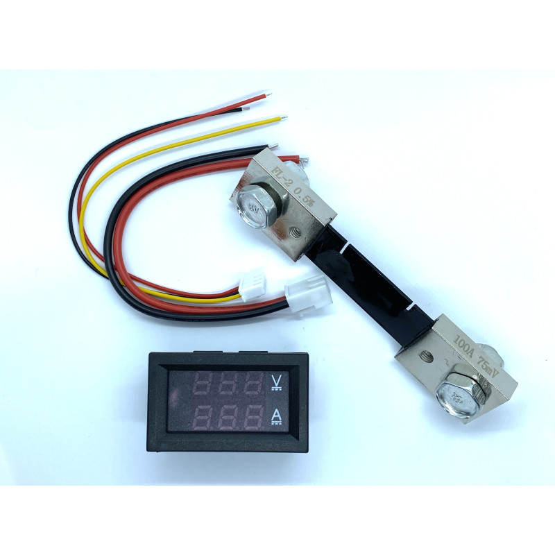 Voltmetru cu ampermetru digital, 0-100V, 0-100A