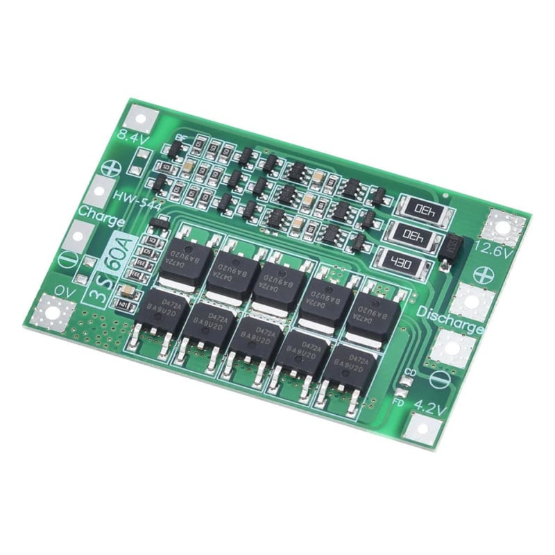 Modul BMS 3S, 60A, 12.6V, cu Balans