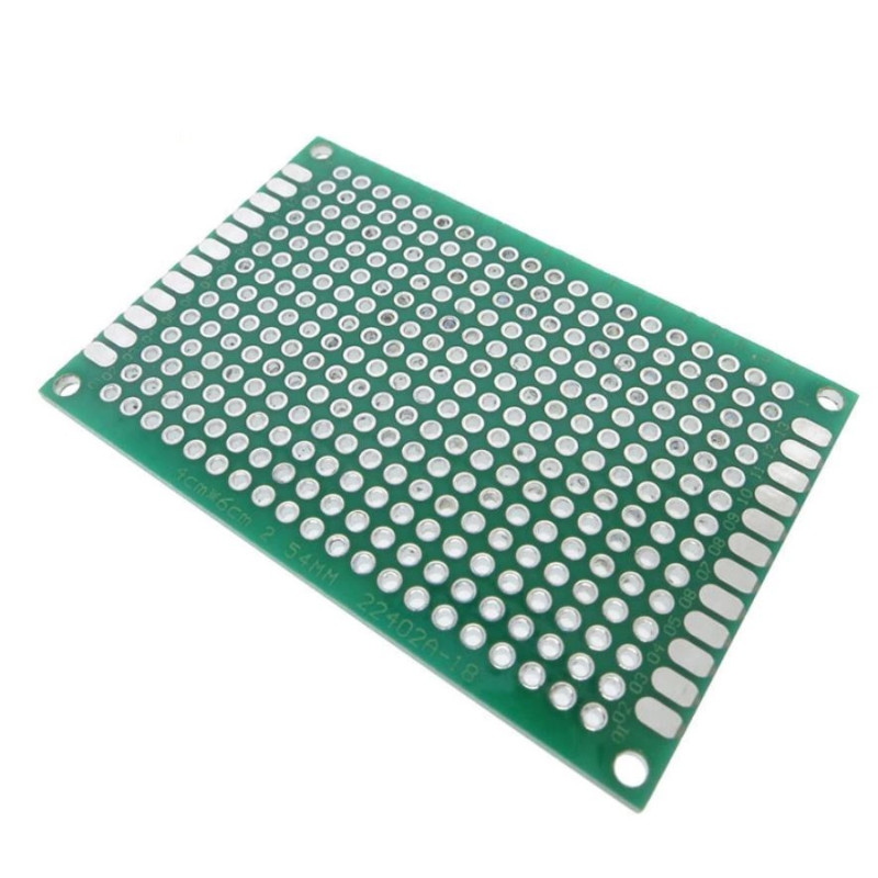 Double face prototyping PCB board, 4x6cm, FR4