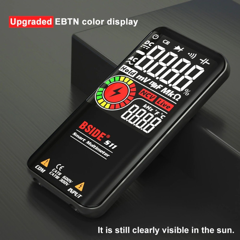 Multimetru digital compact, display color, S10