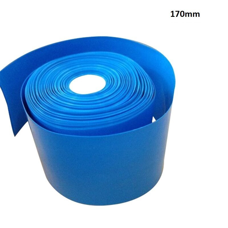 Heat-shrinkable PVC tube, 170mm, 1 meter, Blue