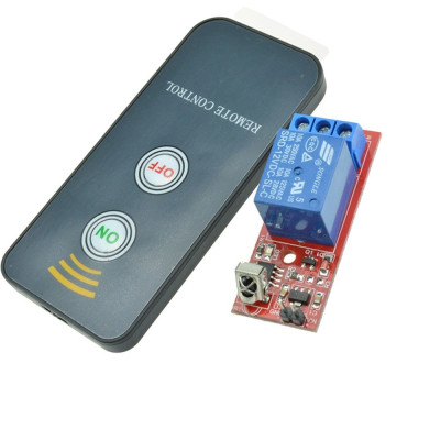 Relay module with IR remote control, 5V, 1 channel