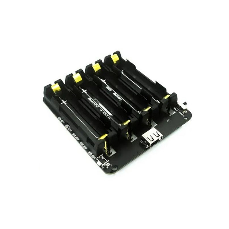 Powerbank 18650 module, 4P, 5V and 3V output, for