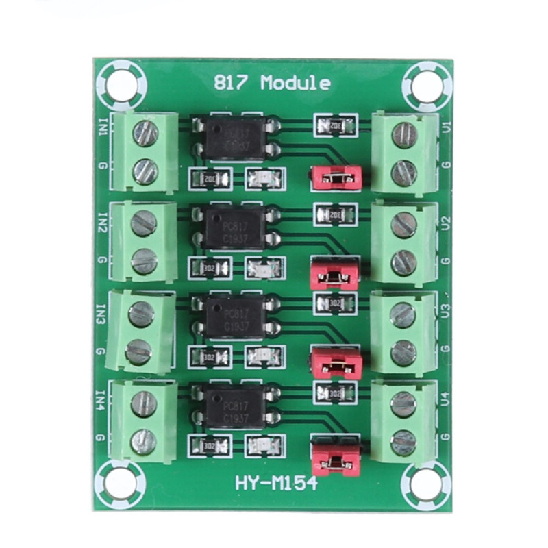 Logic level converter module, with optocoupler, 4
