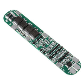 BMS module with balance, 5S, settable 3S, 4S
