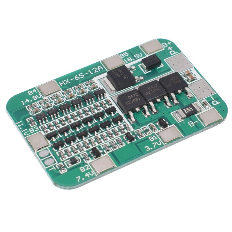 Modul BMS 6S, Li-Ion, 15A, 25.2V
