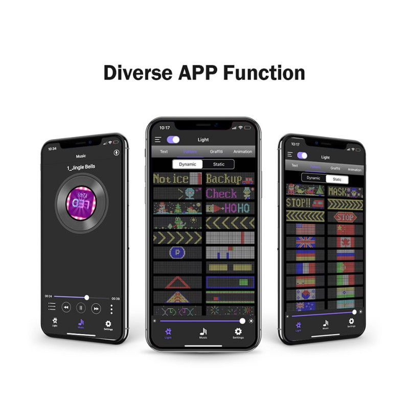 Modul Panou publicitate, Display RGB,37x9cm