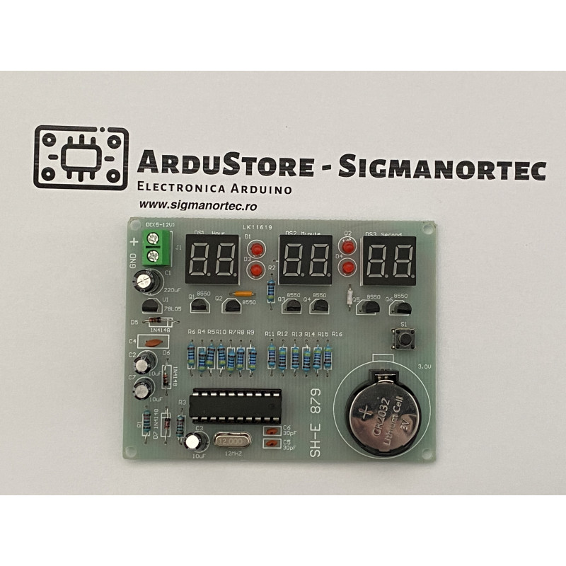 Electronic clock kit, AT89C2051