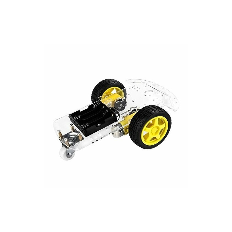 2WD car chassis kit, line follower