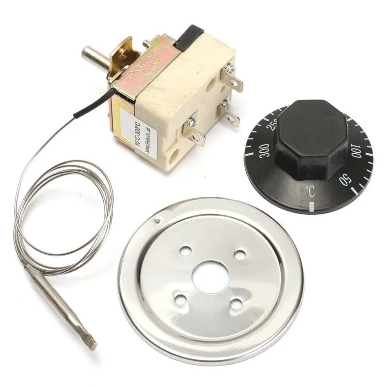 Rotary control thermostat, with probe, mechanical