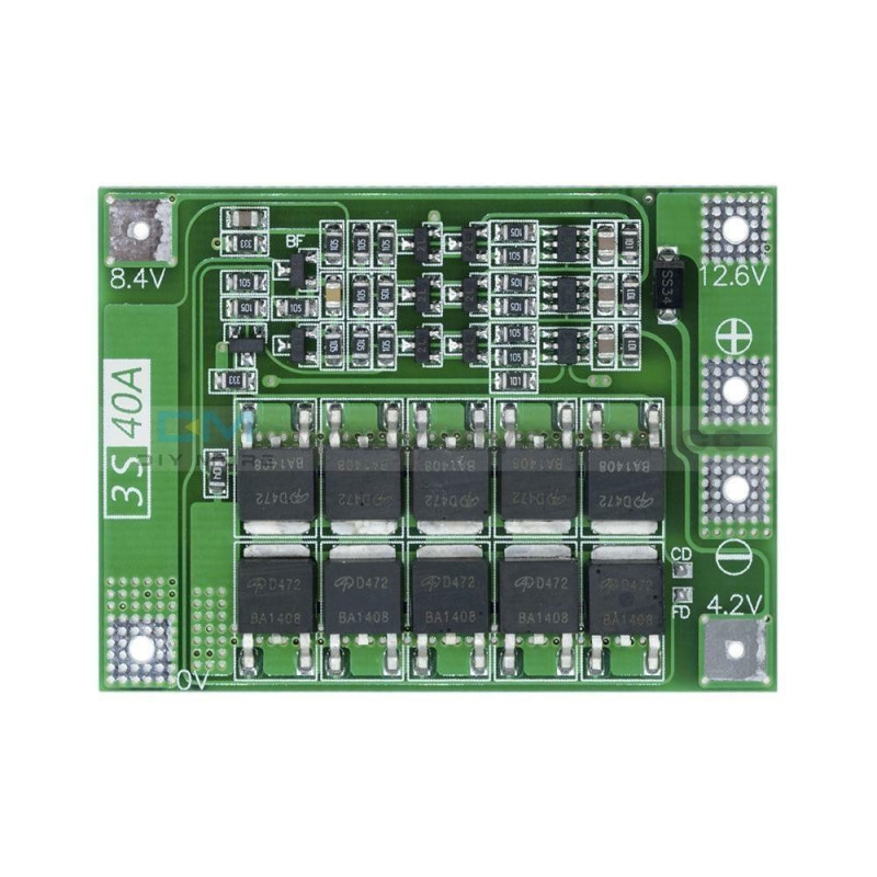 BMS module 3S, 40A, 12.6V