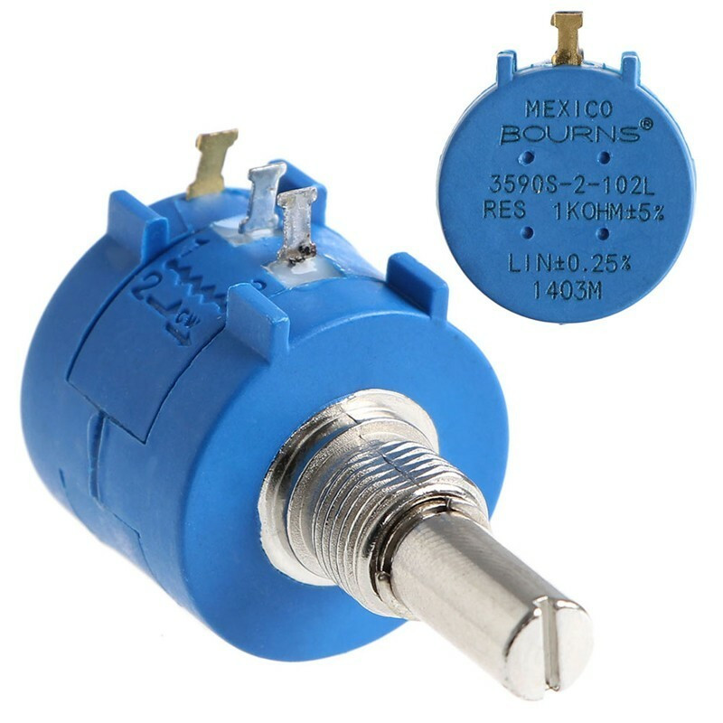 Potentiometru multitura, 100k, 3590S