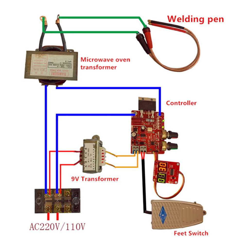 Modul aparat sudura in puncte 100A tiristor cu display